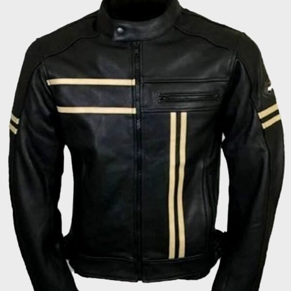 Brown Cafe Racer Leather Jacket - Leather Jackets Store
